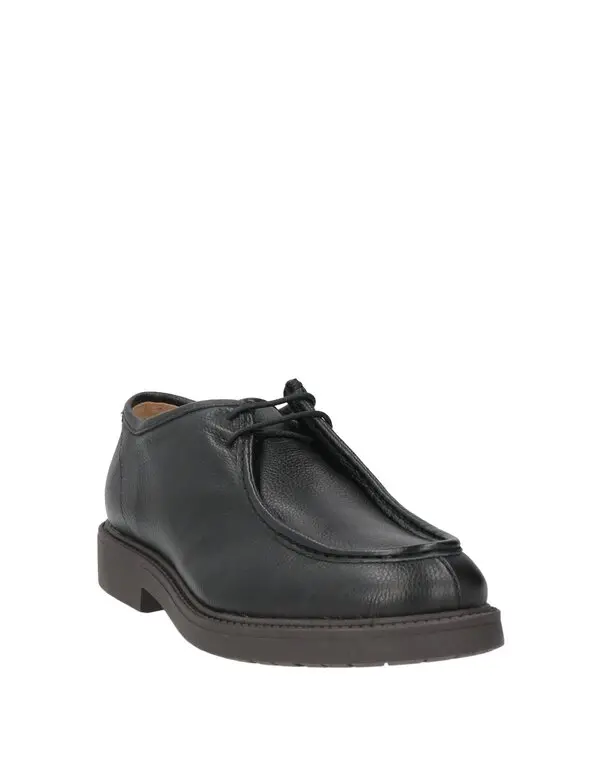 DINO DRAGHI Lace-up Shoes Size Leather - Black