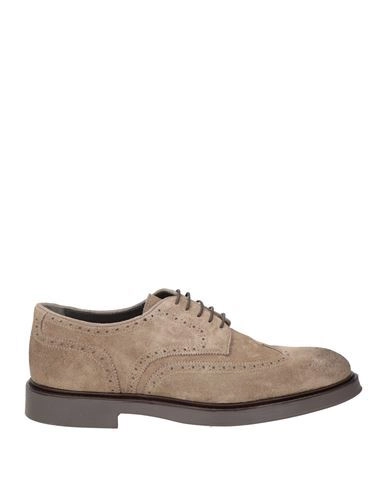 DINO DRAGHI Lace-up Shoes Khaki Size Leather - Beige