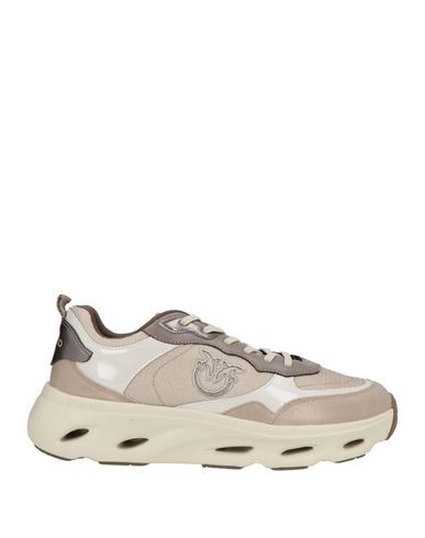 Pinko Sneakers Size Leather, Technical Fibers - Beige