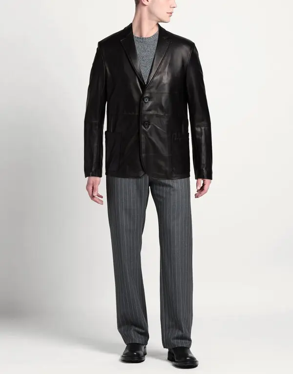 STREET LEATHERS Blazer Size Leather - Black