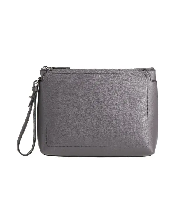 Bally Clutch Leather - Grey