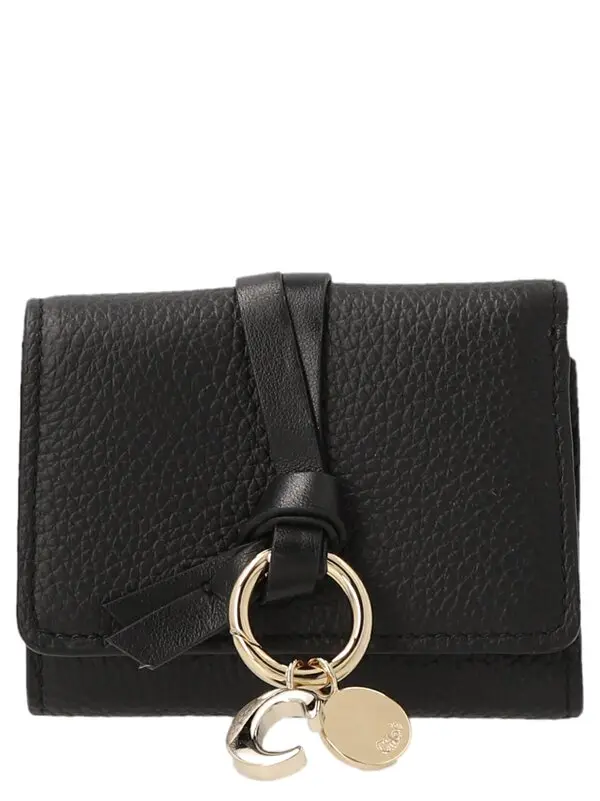 Chloé Mini Tri Fold’ Wallet - Black