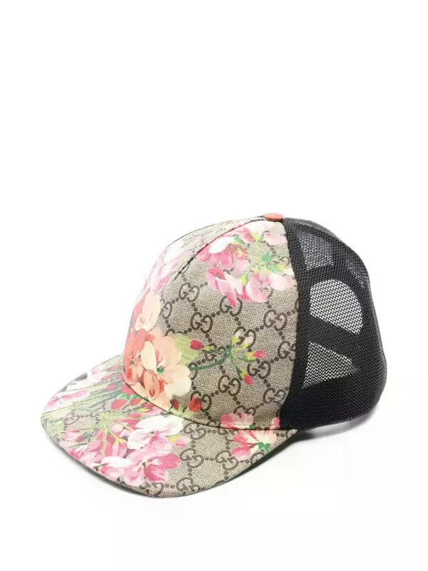 Gucci 2000s Gg Blooms Baseball Cap - Neutrals