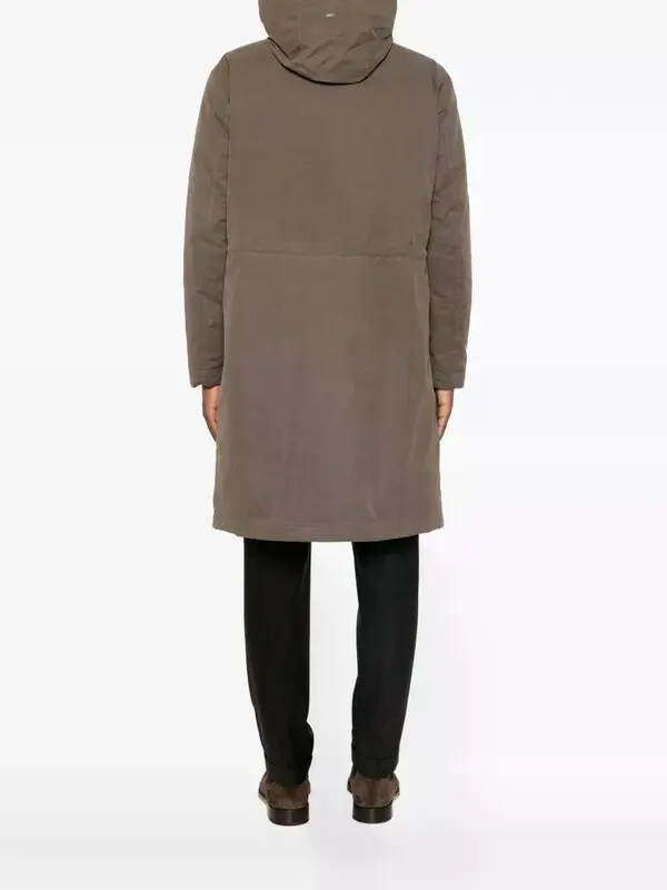 Herno Hooded Zip-up Coat