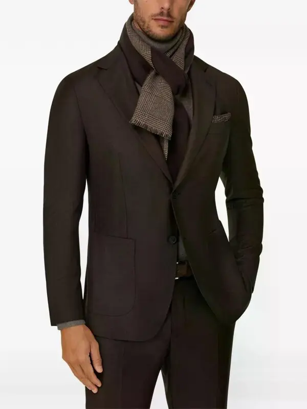 Boggi Milano Melange Wool Suit