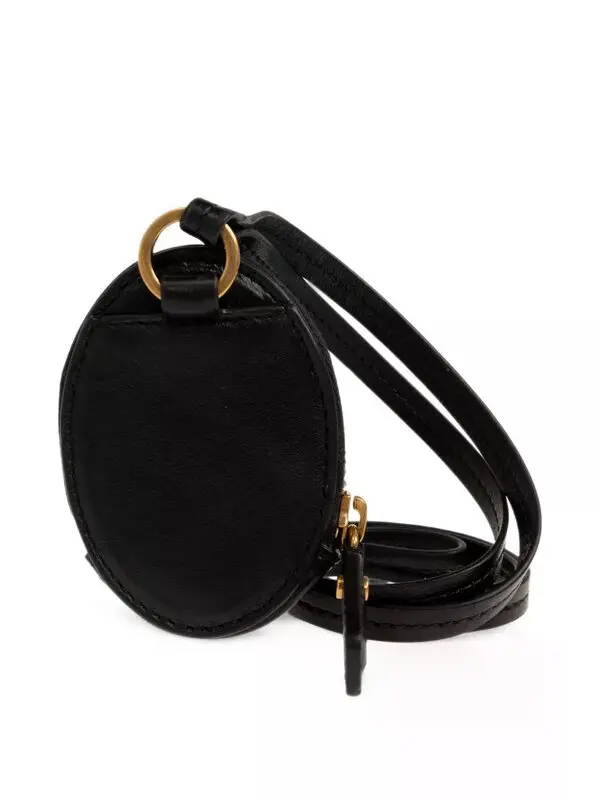 Versace Lou Nappa Coin Purse - Black