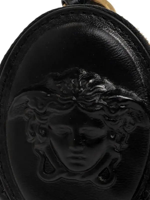 Versace Lou Nappa Coin Purse - Black