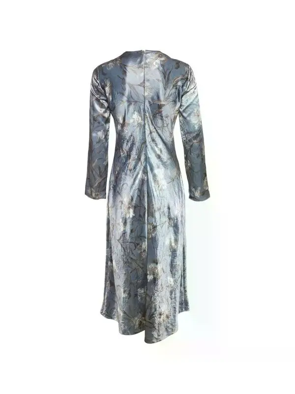 Vince Floral-print Satin Maxi Dress