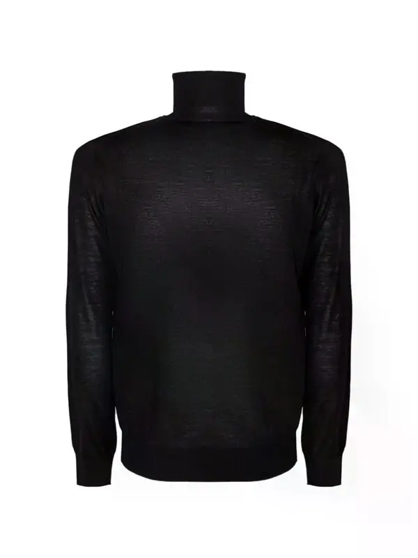 KANGRA Roll-neck Stockinette-stitch Sweater