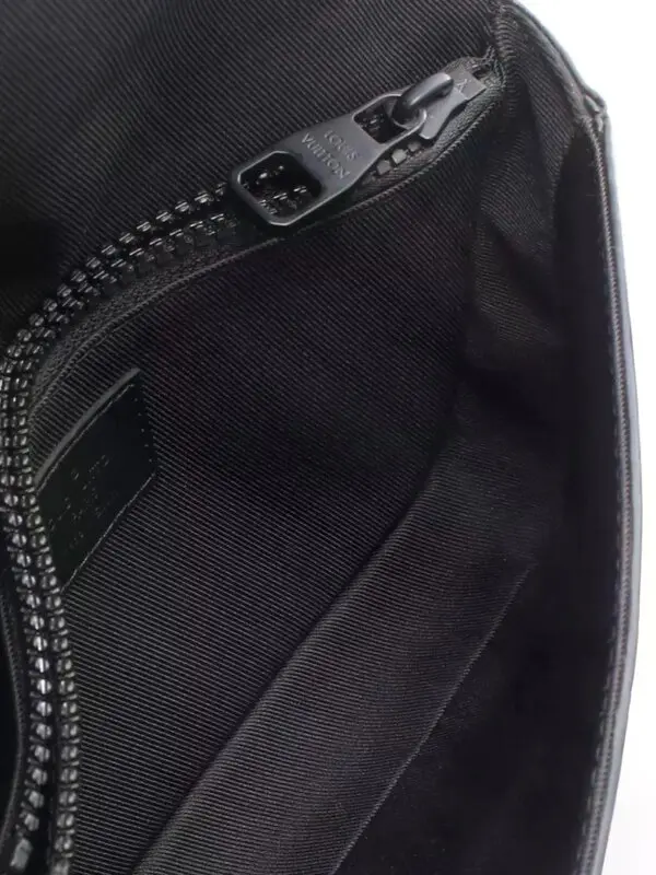 LOUIS VUITTON S-lock Monogram Empreinte Belt Bag - Black