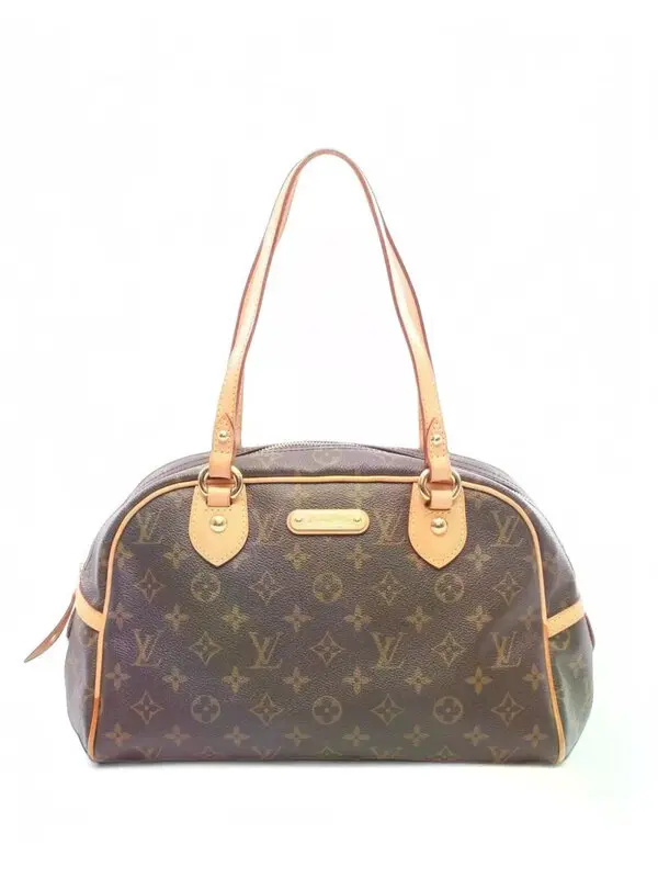 LOUIS VUITTON 2008 Pm Montorgueil Monogram Shoulder Bag - Brown