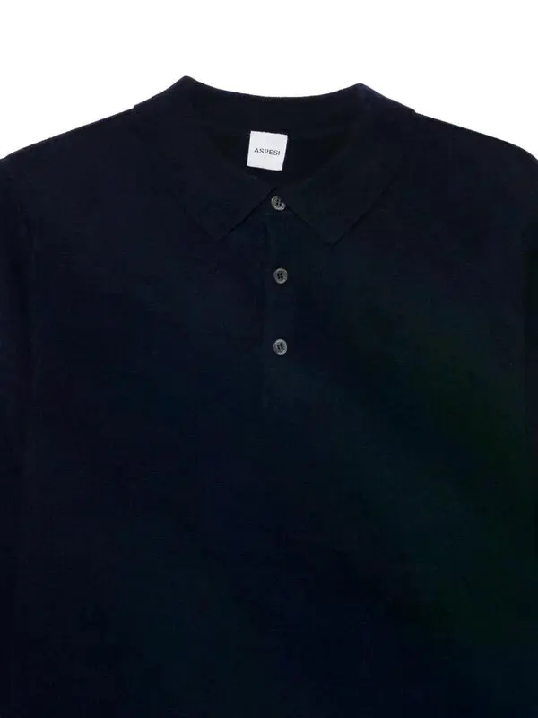 Aspesi Cashmere Polo Sweater