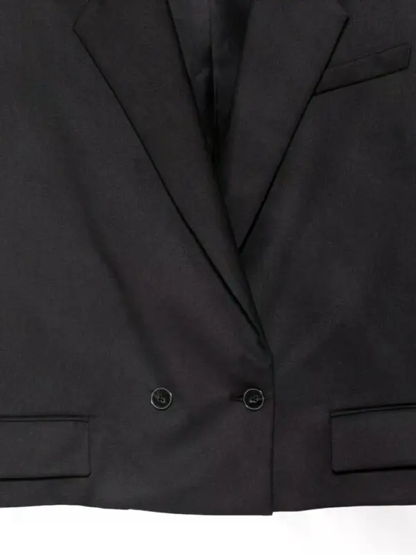 RAME Double-breasted Cropped Blazer