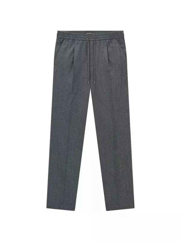 Boggi Milano City Trousers In Flannel