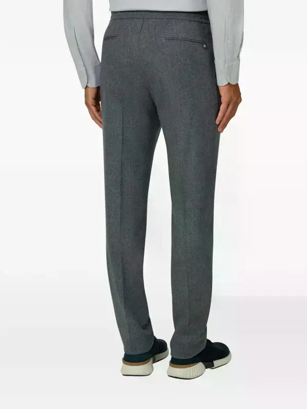 Boggi Milano City Trousers In Flannel