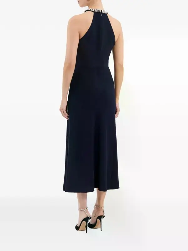 Rebecca Vallance Gimlet Halter Midi Dress