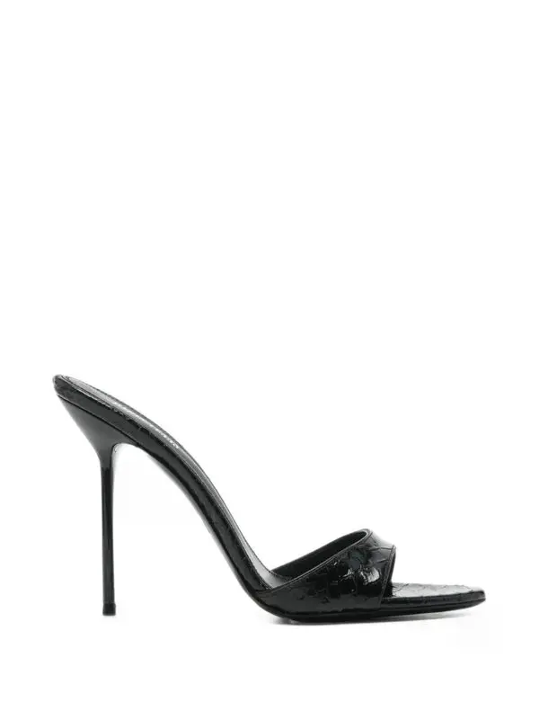 Paris Texas Lidia Crocodile-effect Leather Sandals