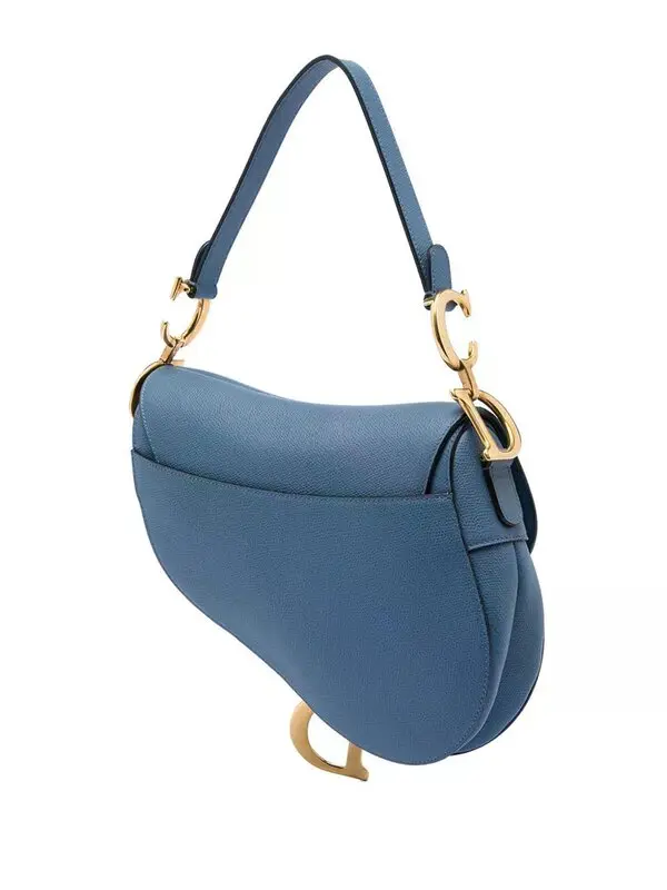 Dior 2019 Grained Calfskin Saddle Bag Shoulder Bag