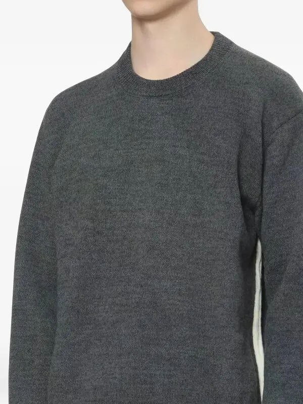 Comme Des Garçons Contrast-panel Sweater