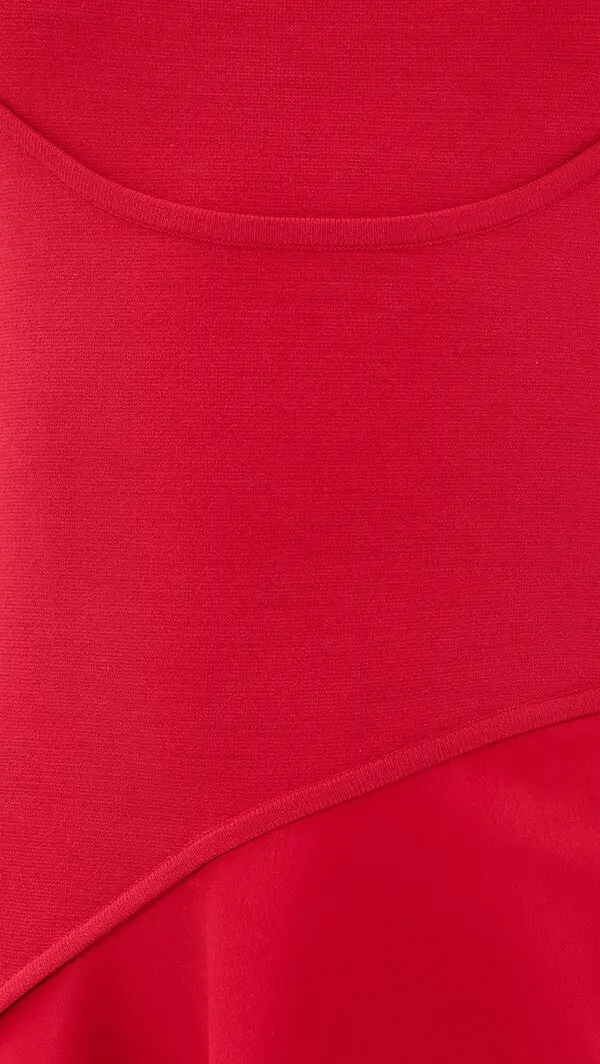 AMUR Scarlet Asymmetrical Day Dress