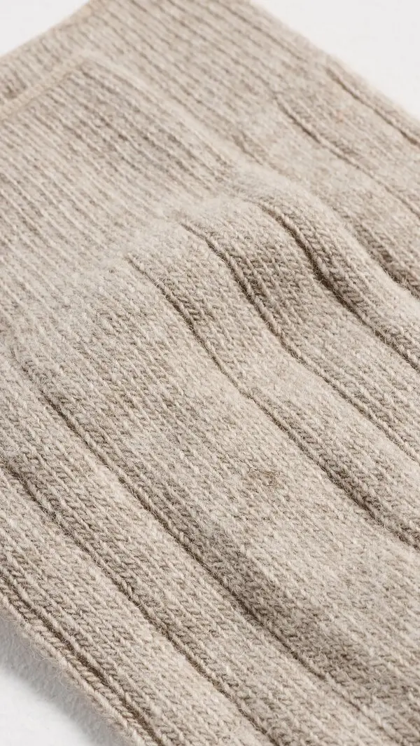 STEMS Luxe Wool Crew Socks - Oat