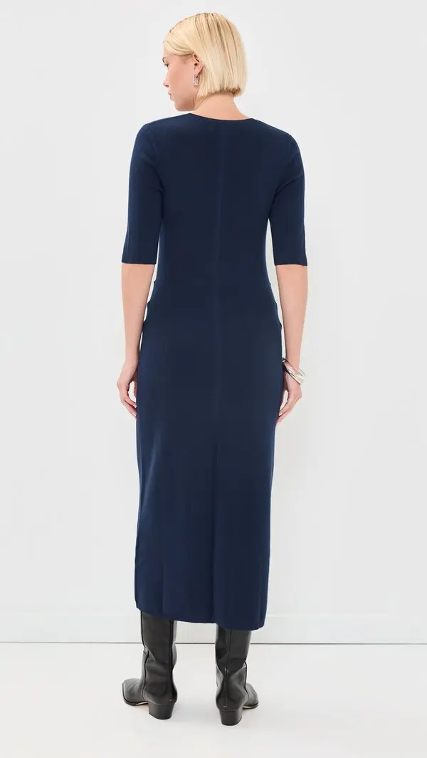 LA LIGNE Short Sleeve Knitted Dress