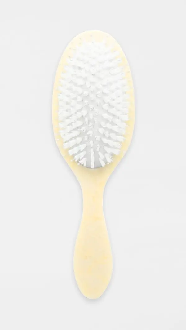 SOLAR ECLIPSE Hand-painted Cherry Hearts Amazing Hair Brush - Cream