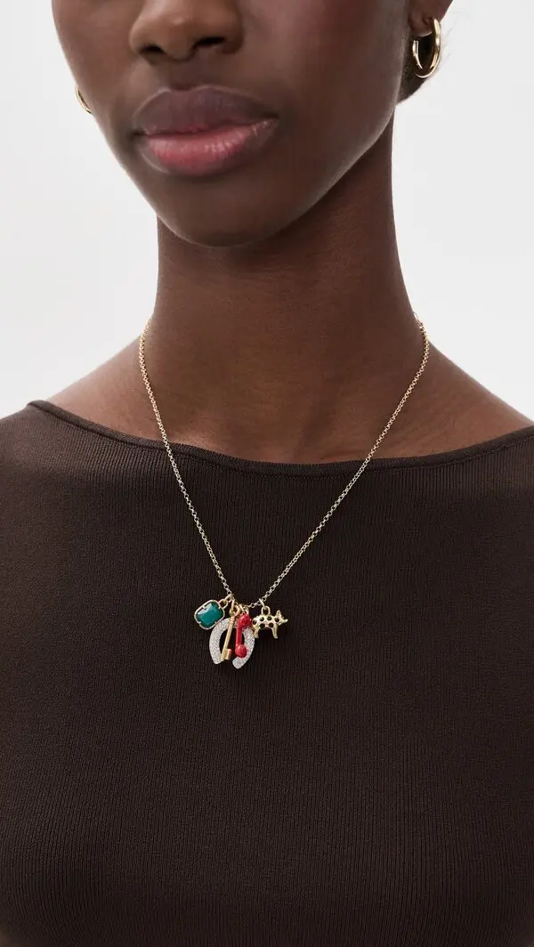 Clare V. Gigi Charm Necklace