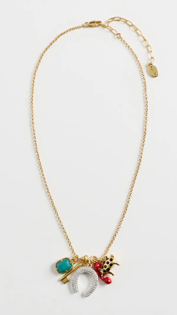 Clare V. Gigi Charm Necklace