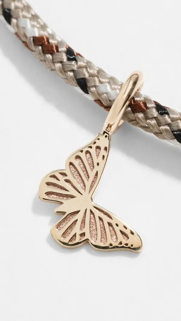 Zoe Chicco 14k Midi Butterfly Paracord Bracelet