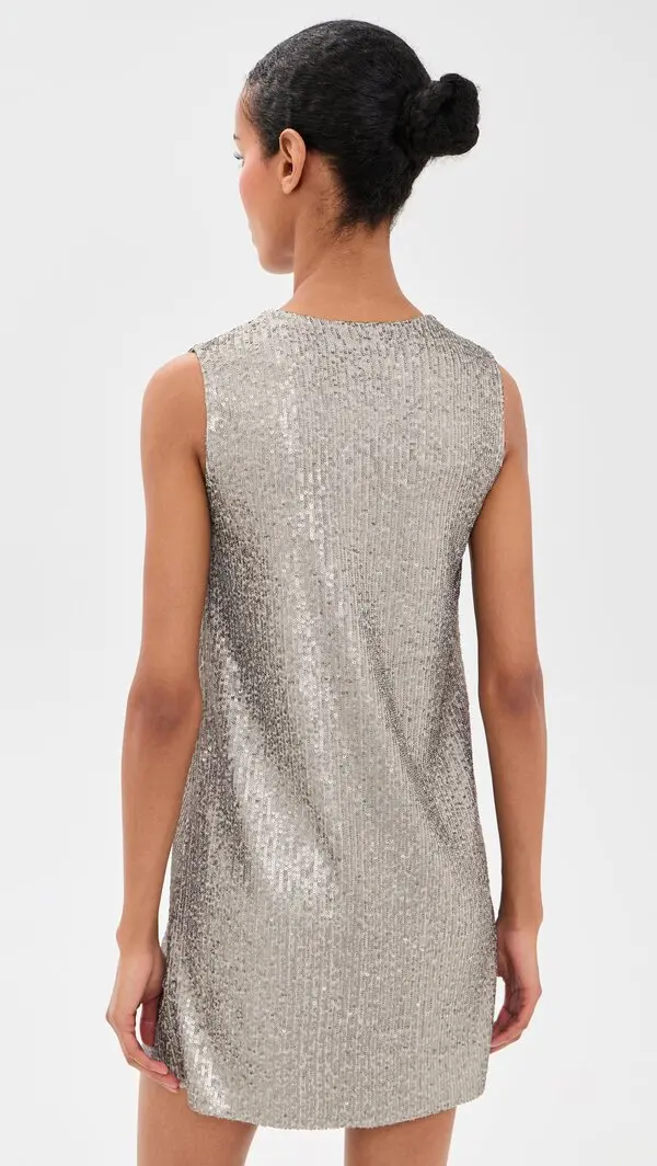 Norma Kamali Sleeveless Sequin Mini Dress