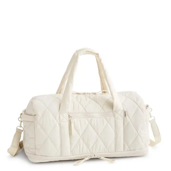 VERA BRADLEY Hollyhill Duffel In Pumice Stone
