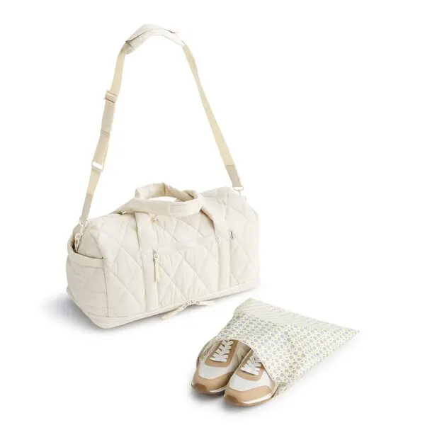 VERA BRADLEY Hollyhill Duffel In Pumice Stone