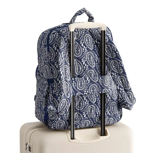 VERA BRADLEY Large Bancroft Backpack In Waves Paisley