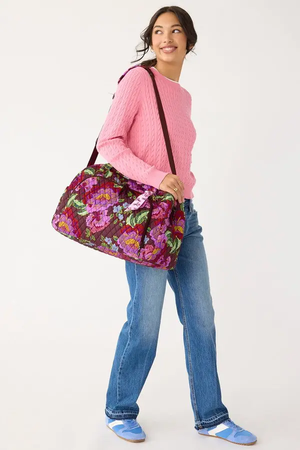 VERA BRADLEY Weekender Travel Bag In Tapestry Blossoms