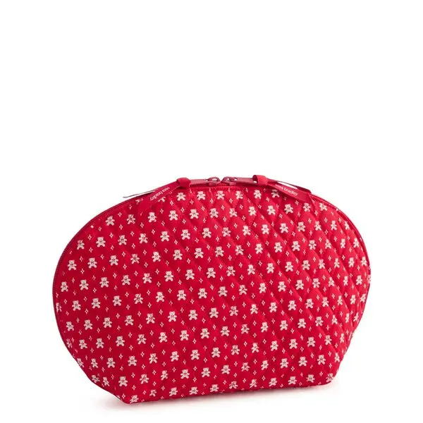VERA BRADLEY Large Dome Cosmetic In Beary Ditsy