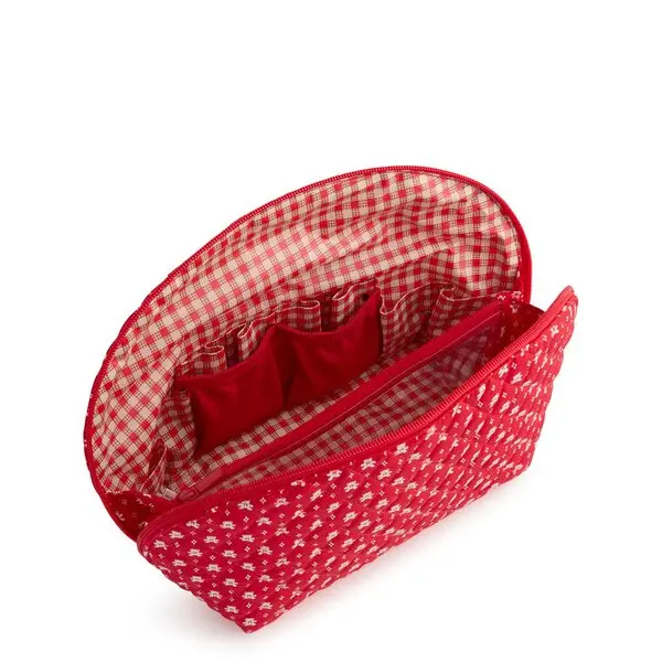 VERA BRADLEY Large Dome Cosmetic In Beary Ditsy