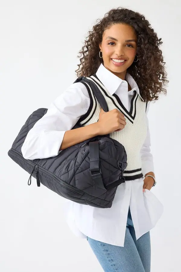 VERA BRADLEY Hollyhill Duffel In Moonless Night