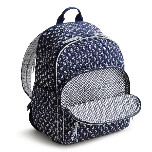 VERA BRADLEY Bancroft Backpack In Rachel Ditsy Peacoat