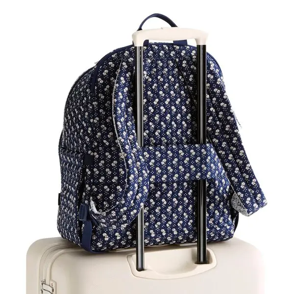 VERA BRADLEY Bancroft Backpack In Rachel Ditsy Peacoat
