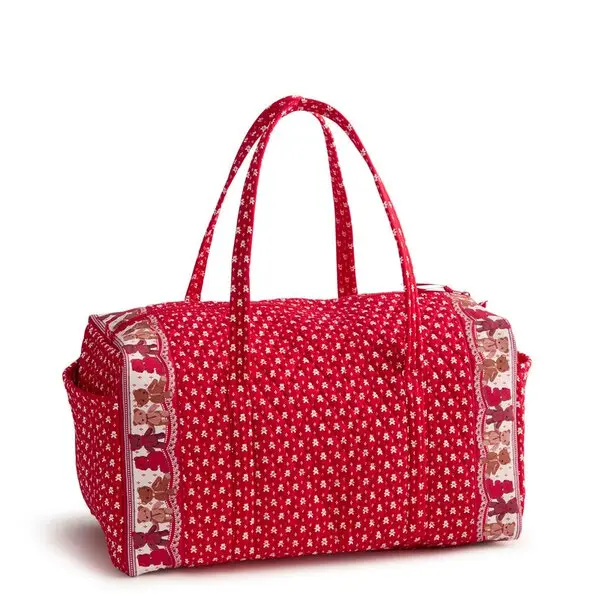 VERA BRADLEY Large Original Duffel Bag In Beary Ditsy