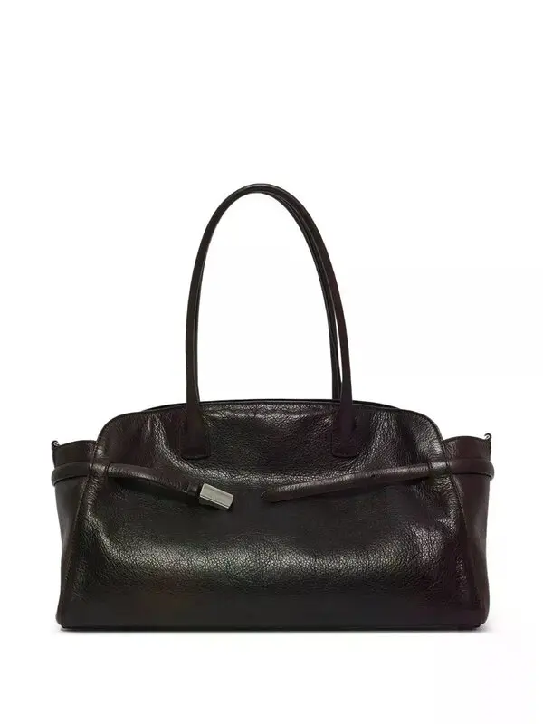 Orciani Large Aura Lagoon Embossed-leather Tote Bag