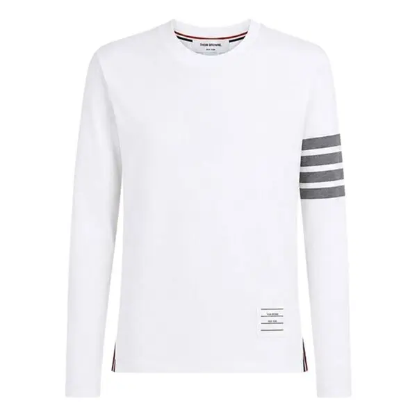 Thom Browne Long Sleeve T-shirt - White
