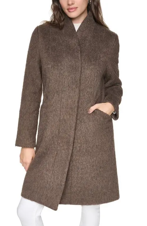 Andrew Marc Addison Eyelash Wrap Coat