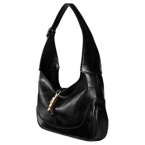Gucci Jackie Slim Medium Shoulder Bag - Black