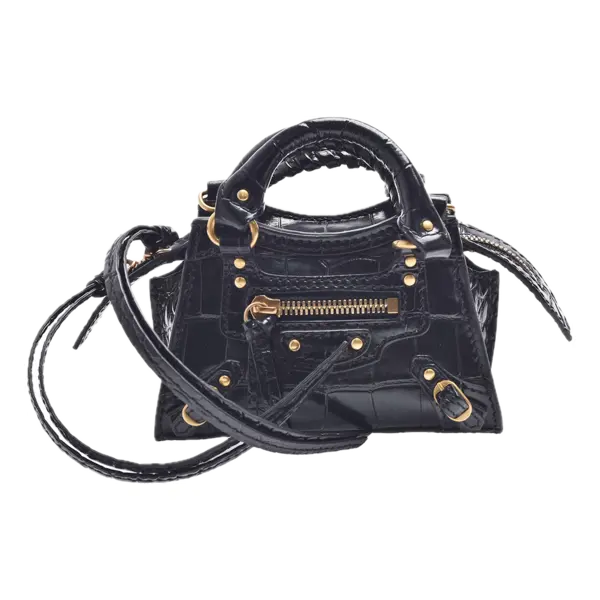 Balenciaga Neo Classic Super Nano Handbag - Black