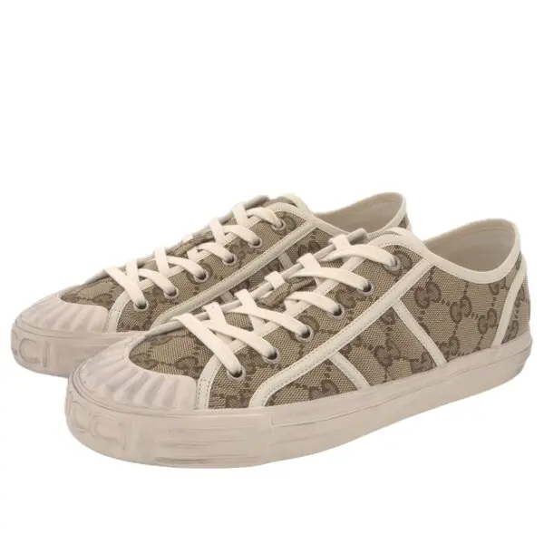 Gucci Gg Sneaker 'beige Ebony Monogram