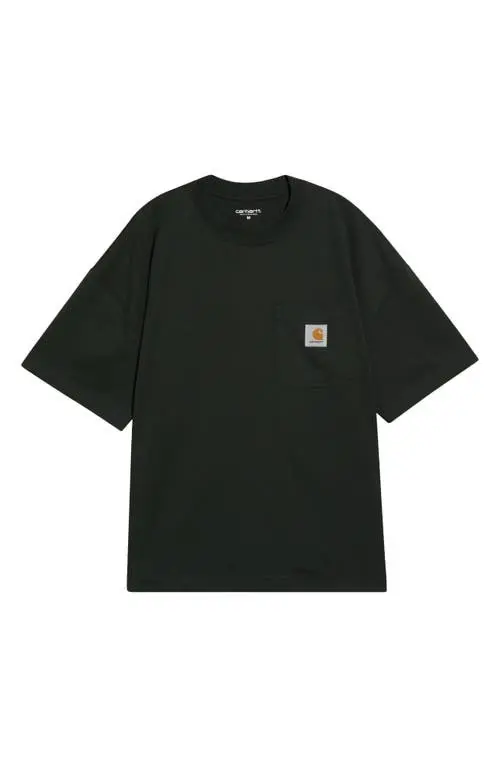 Carhartt Work In Progress Work Pocket Cotton T-shirt - Raven