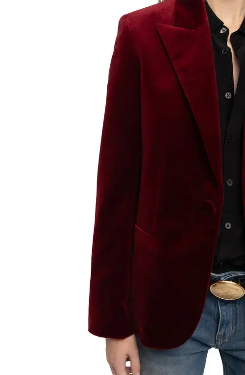 Zadig&Voltaire Vavy Velvet Blazer