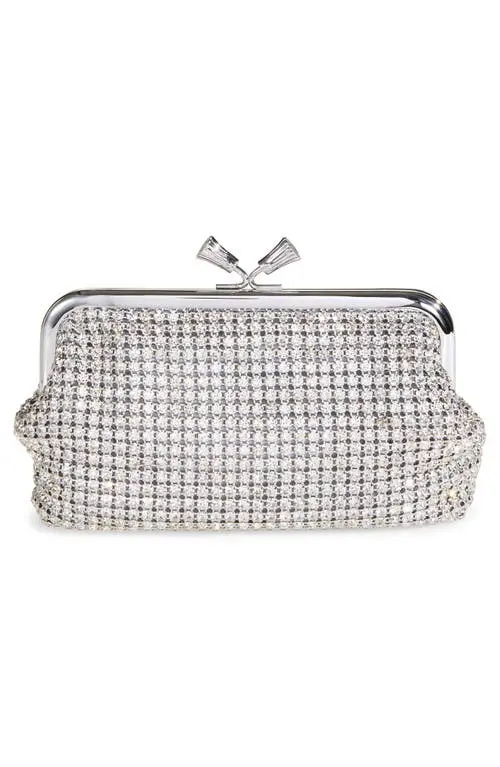 ANYA HINDMARCH Maud Crystal Tassel Clutch